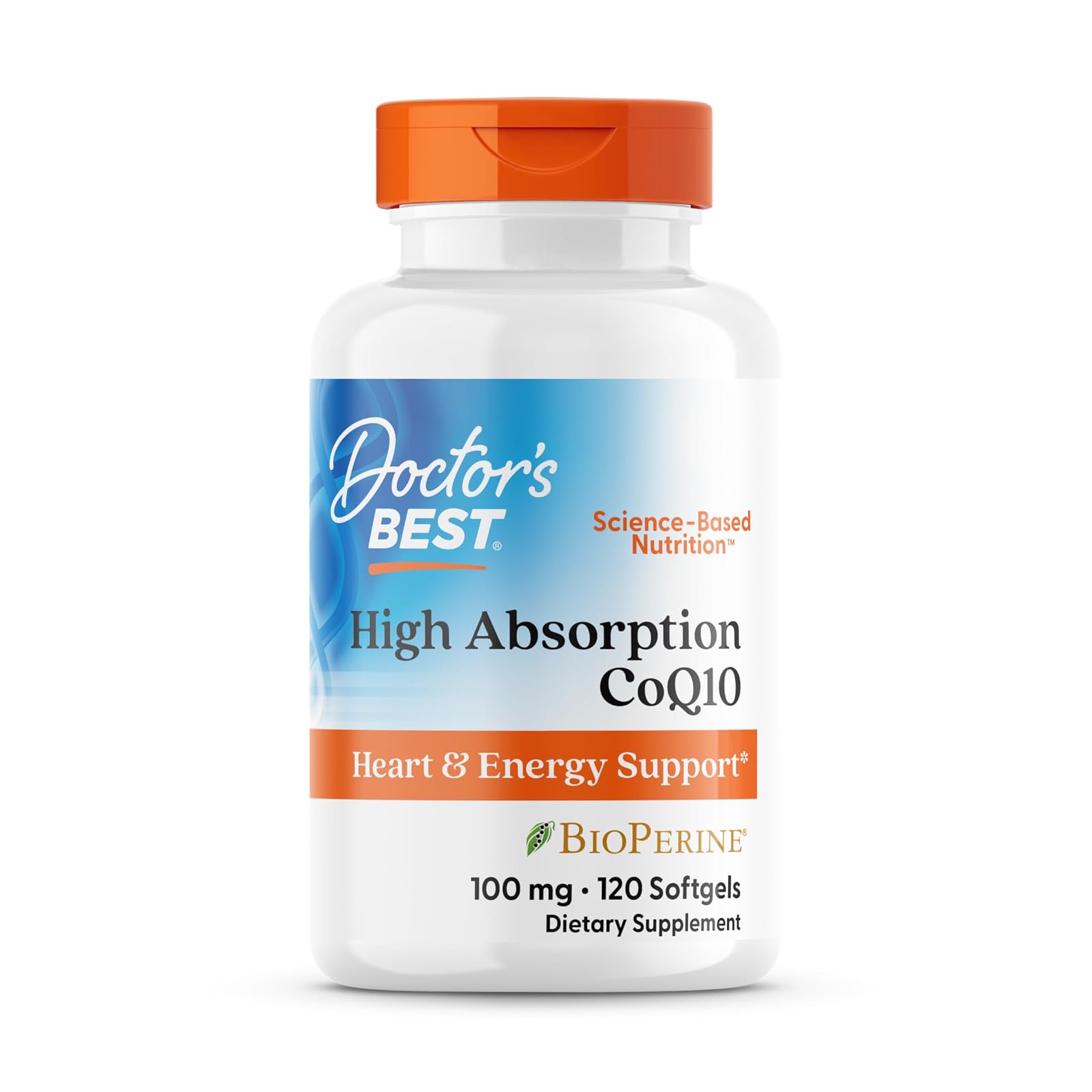 Doctor's Best CoQ10 softgels for energy