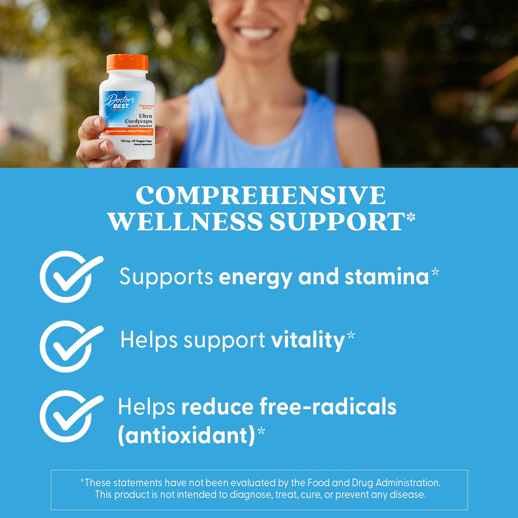 Doctor's Best cordyceps for vitality