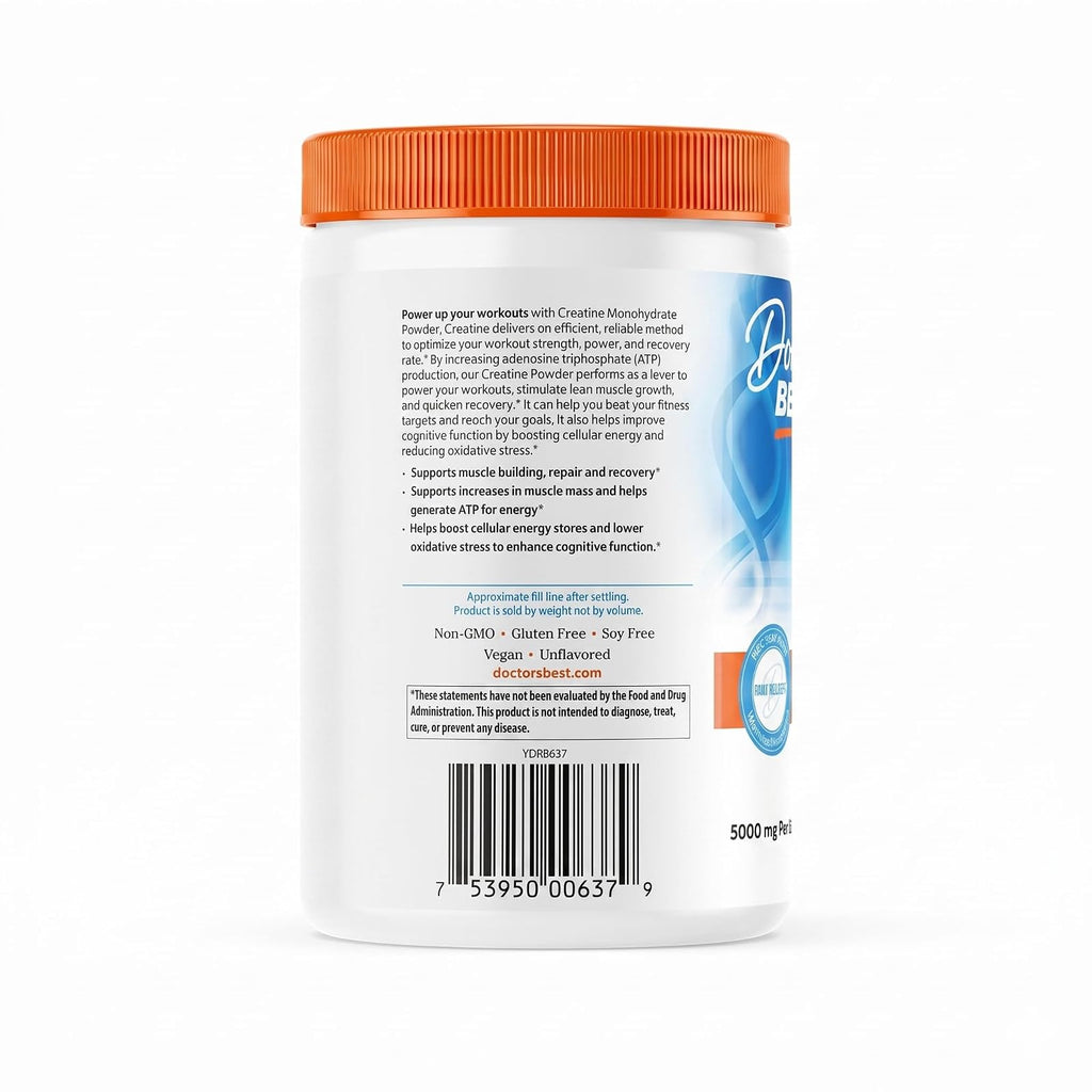 Doctor's Best creatine powder for optimal workout results