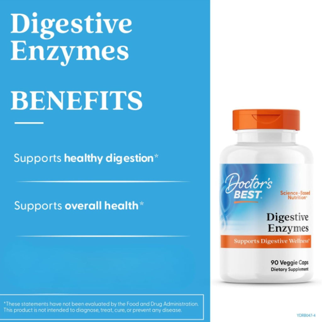 Doctor's Best digestive enzymes for better digestion