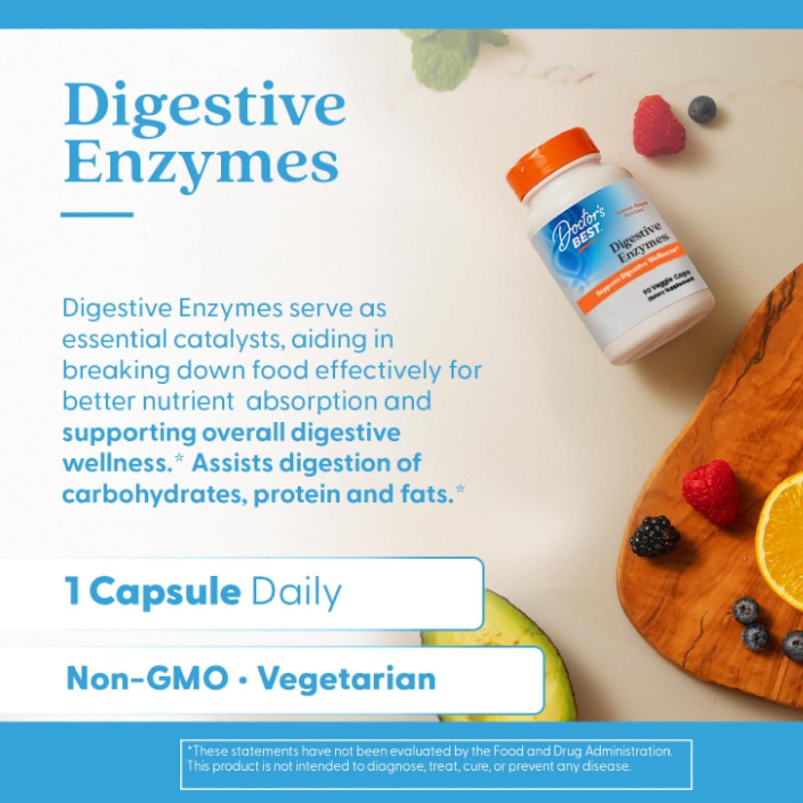 Doctor's Best digestive enzymes for bloating relief