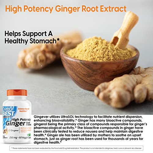 Doctor's Best ginger benefits