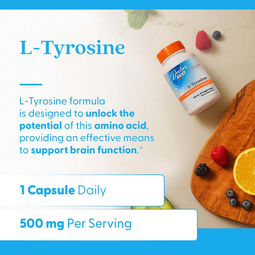 Doctor's Best l-tyrosine capsules