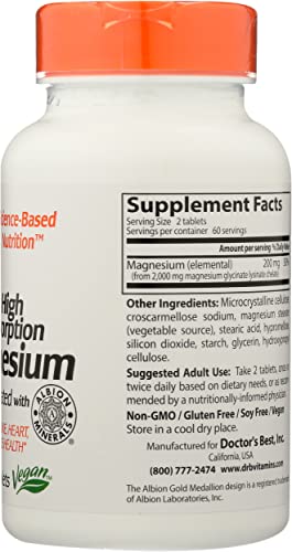 Doctor's Best magnesium for muscle support