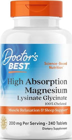Doctor's Best magnesium glycinate tablets