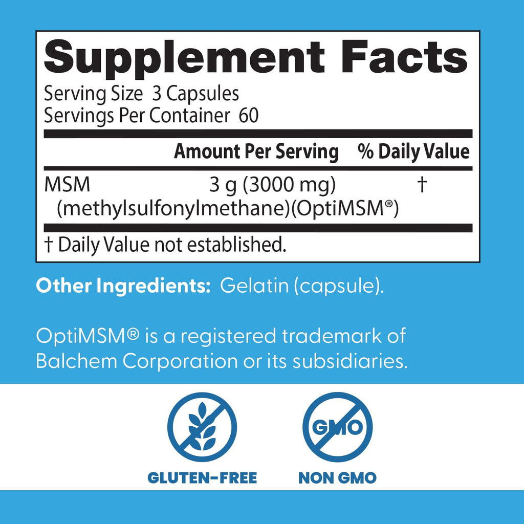 Doctor's Best MSM for better sleep