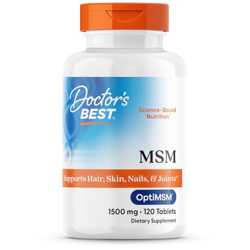Doctor's Best MSM joint support tablets