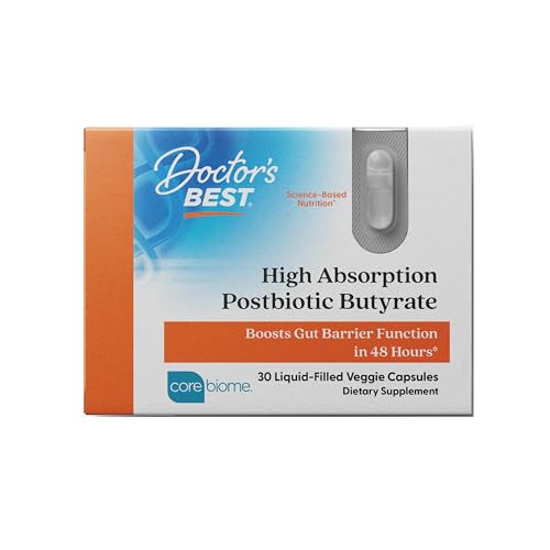 Doctor's Best postbiotic butyrate benefits