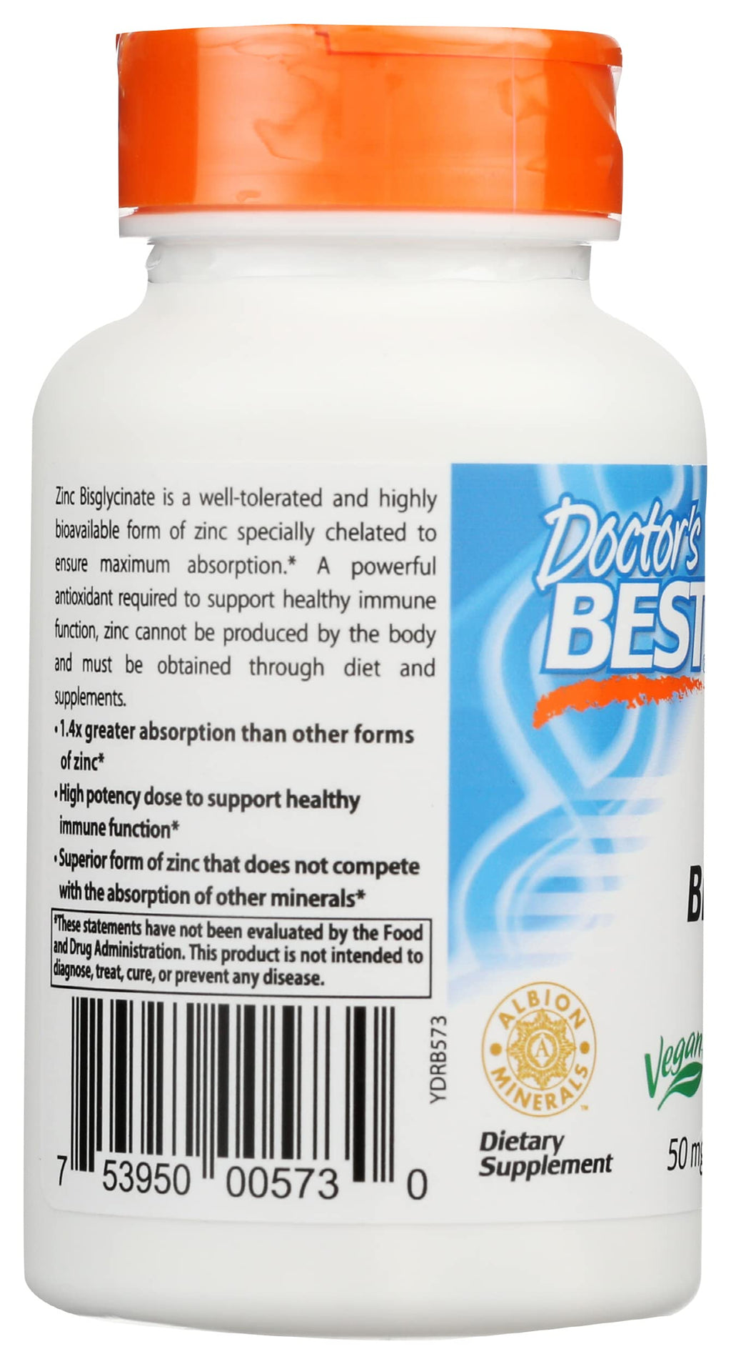 Doctor's Best zinc benefits