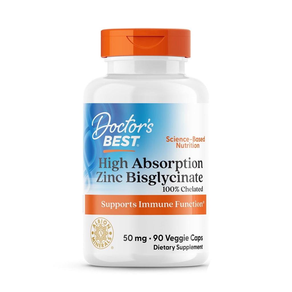 Doctor's Best zinc bisglycinate capsules