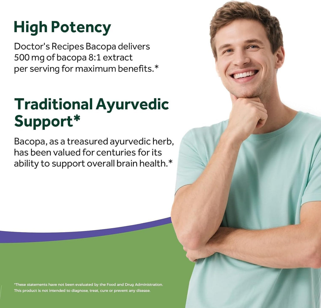 Doctor's Recipes Bacopa Monnieri benefits