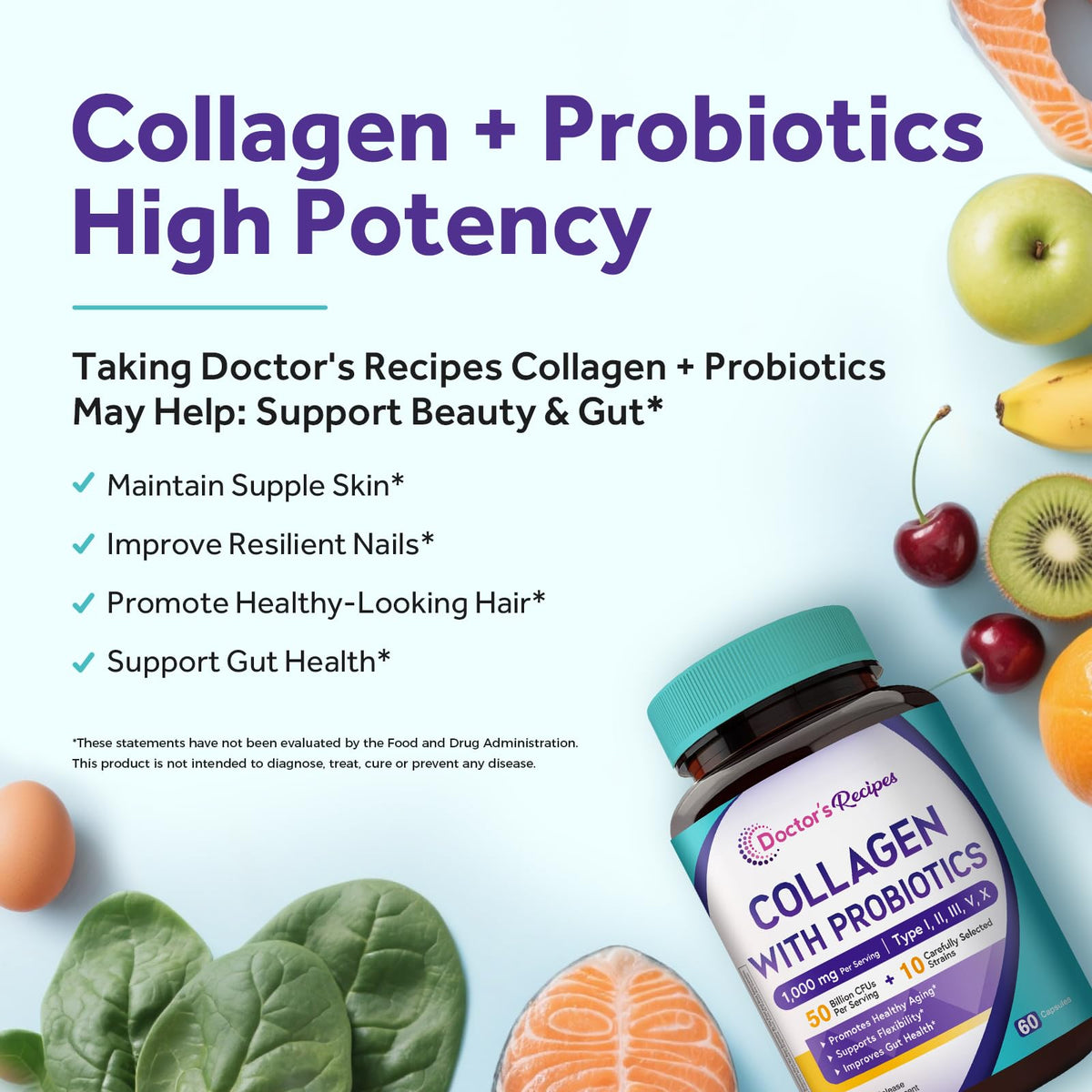 Doctor's Recipes beauty supplement with probiotics