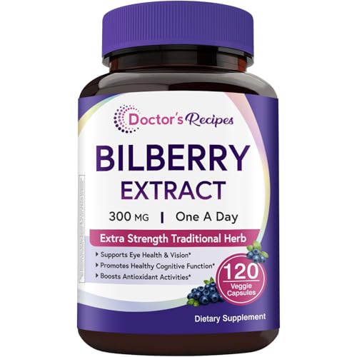 Doctor's Recipes bilberry extract capsules