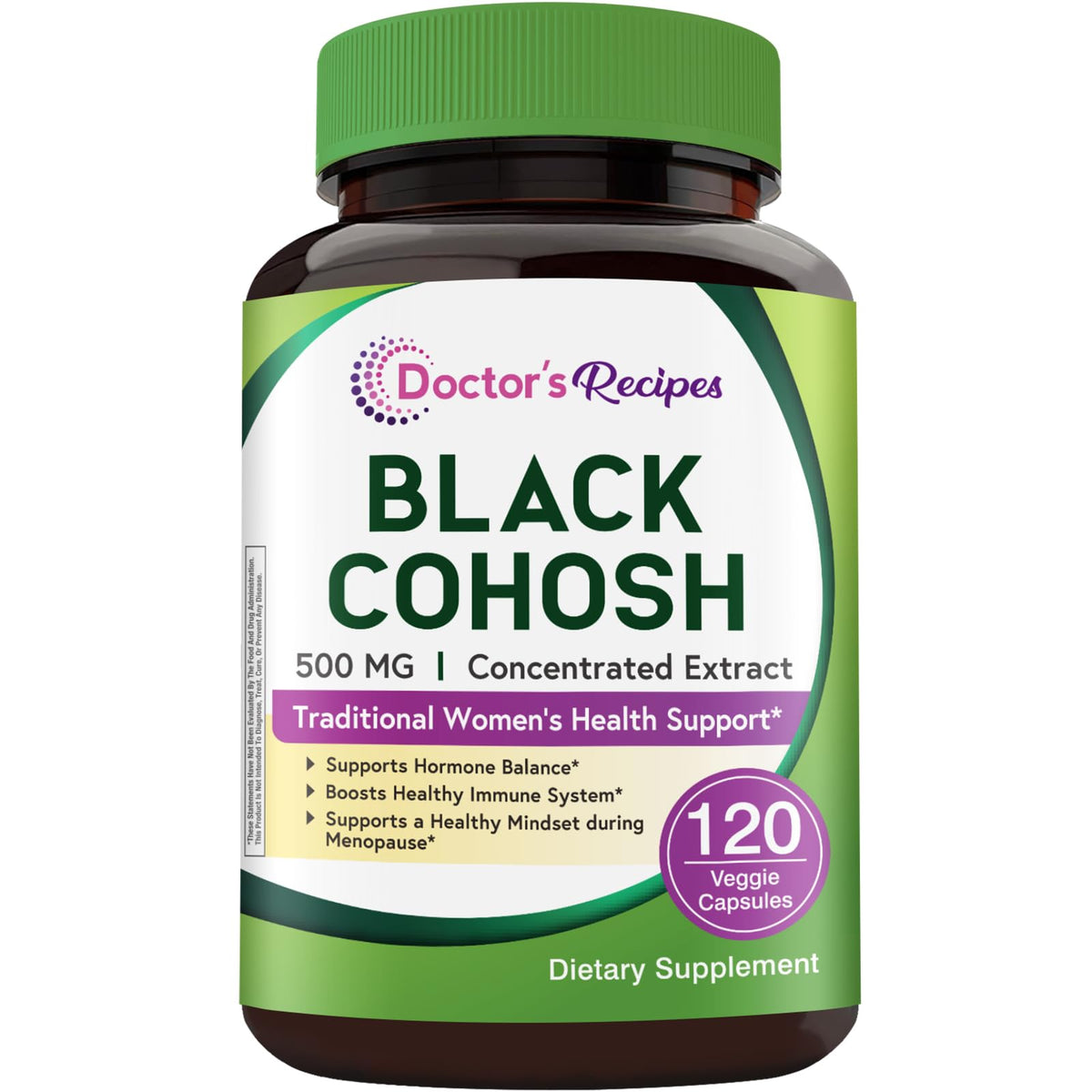 Doctor's Recipes Black Cohosh capsules