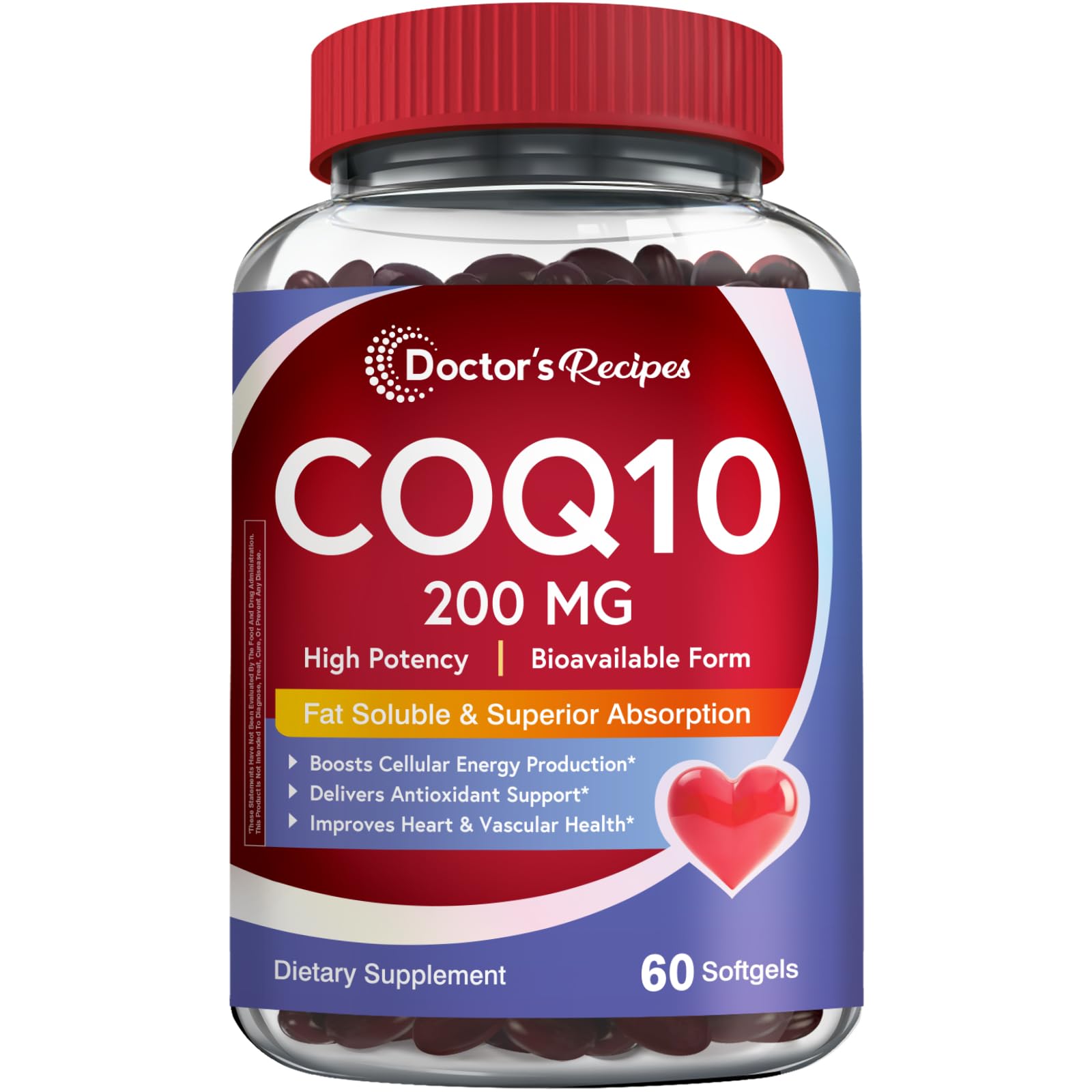 Doctor's Recipes CoQ10 200 mg softgels