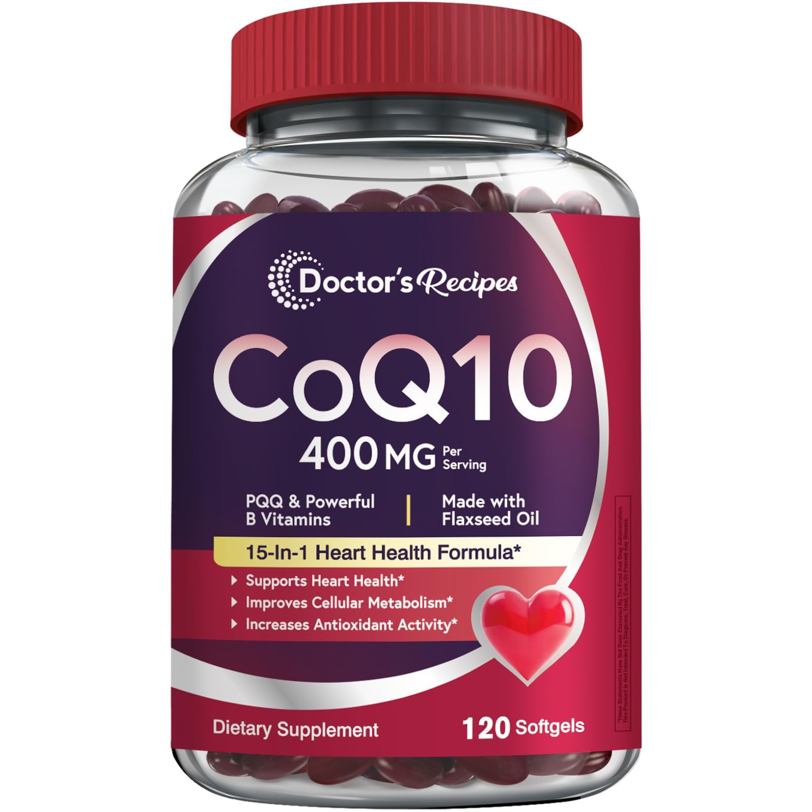 Doctor's Recipes CoQ10 400 mg softgels