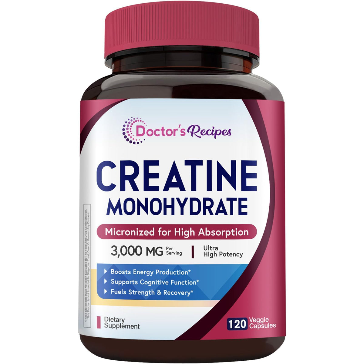Doctor's Recipes creatine monohydrate capsules