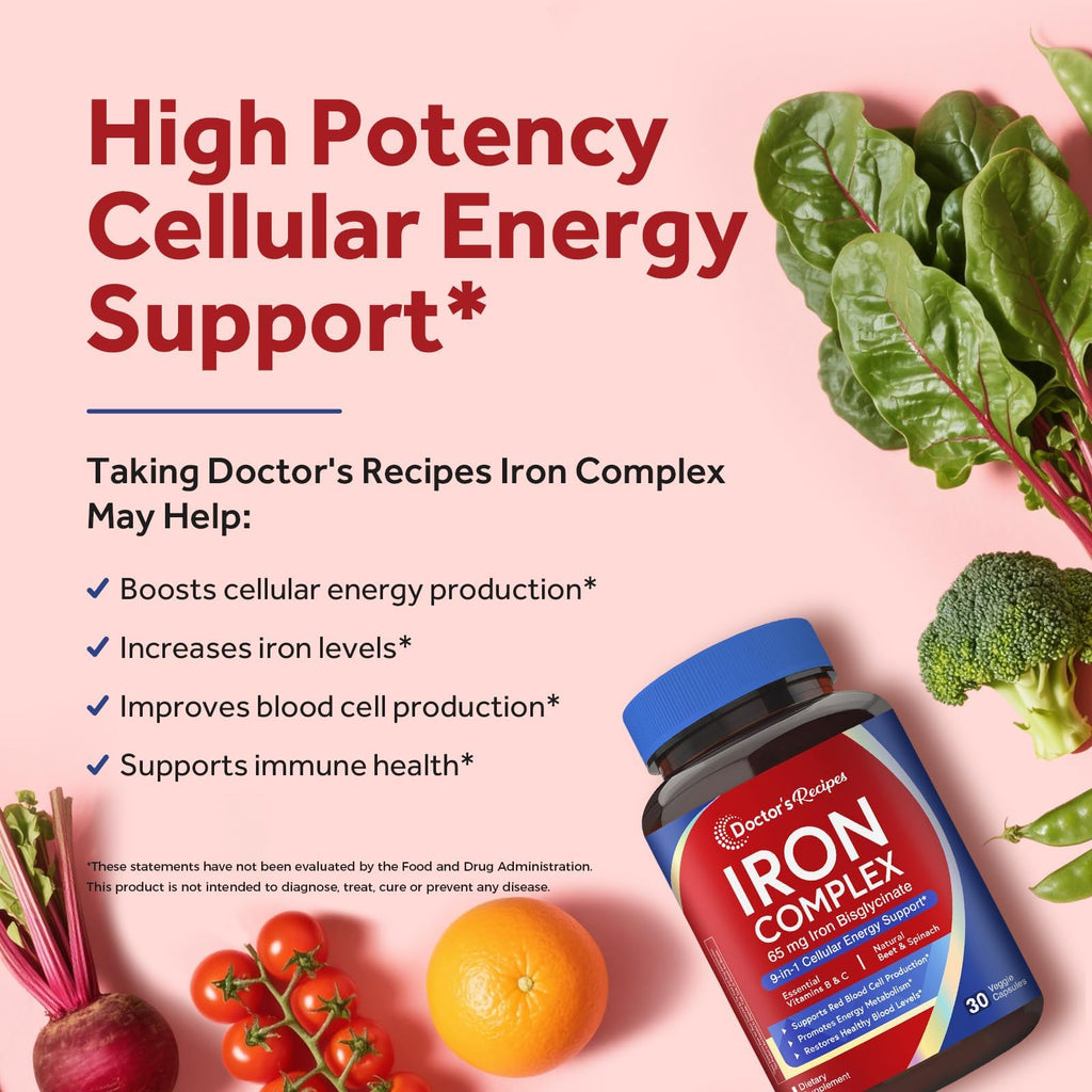 Doctor's Recipes iron benefits