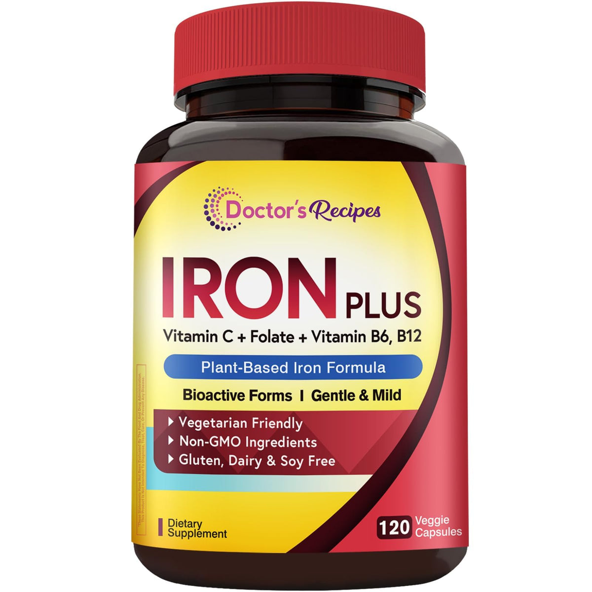 Doctor's Recipes iron bisglycinate capsules