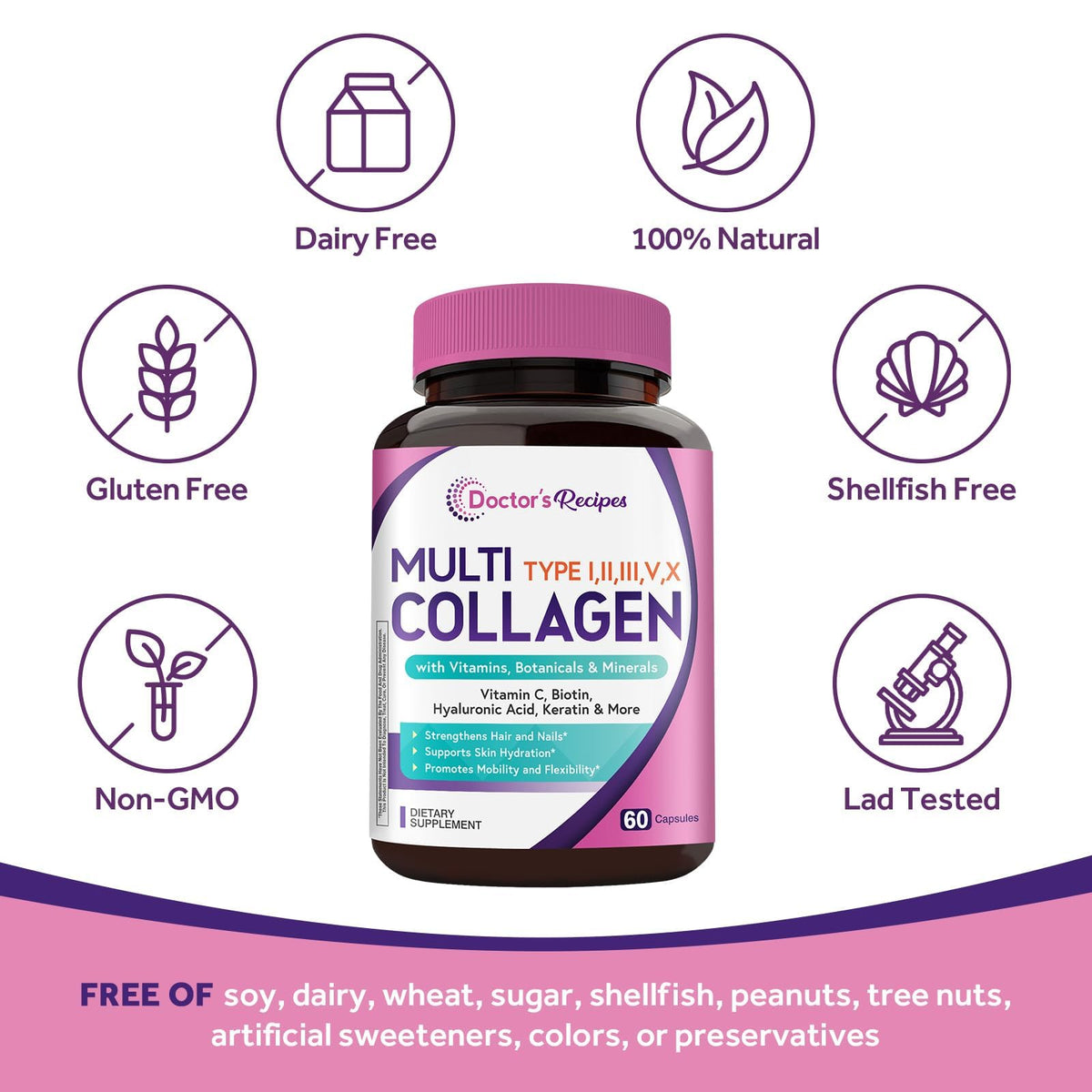 Doctor's Recipes multi collagen benefits