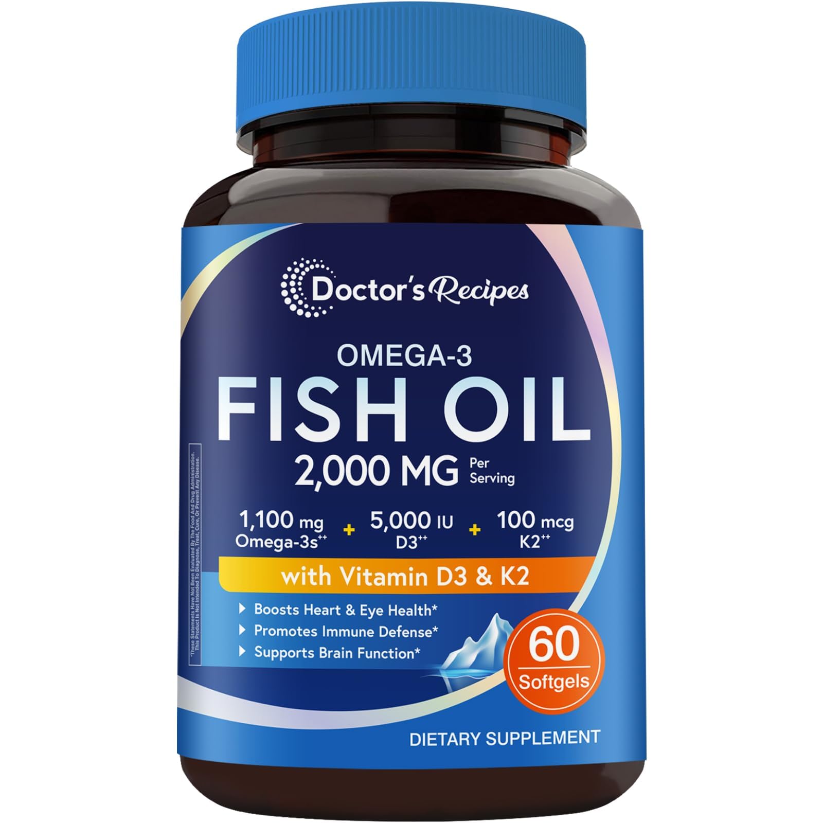 Doctor's Recipes Omega-3 fish oil benefits