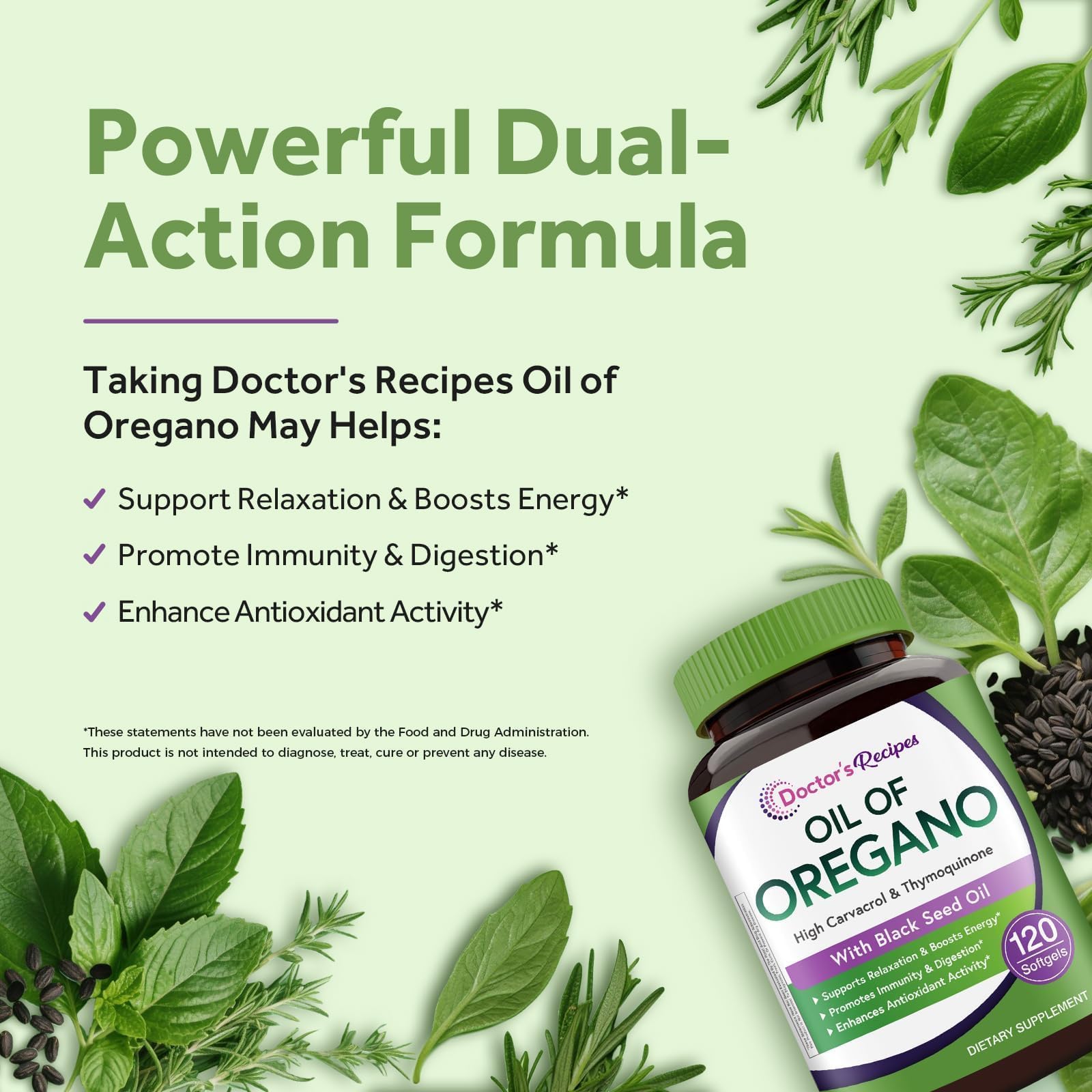 Doctor's Recipes oregano oil capsules