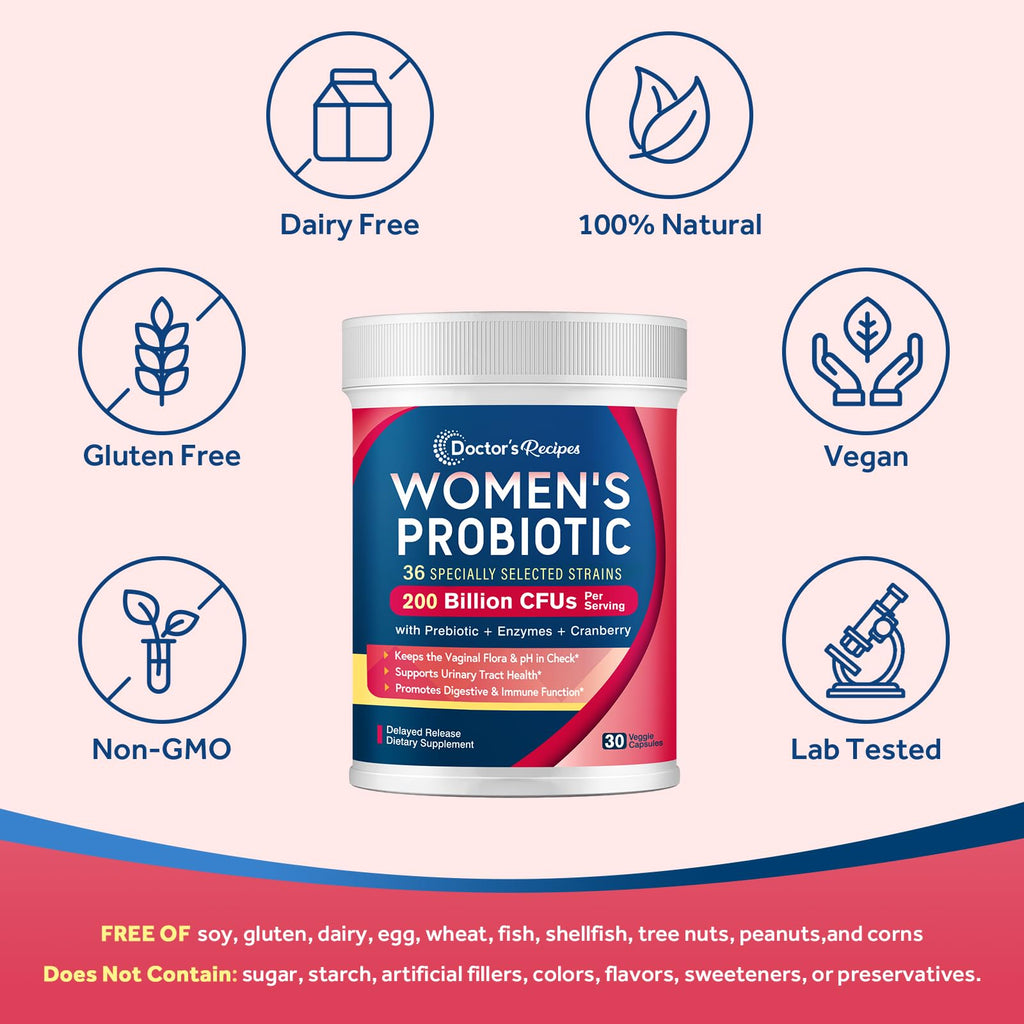 Doctor's Recipes probiotics for gut balance