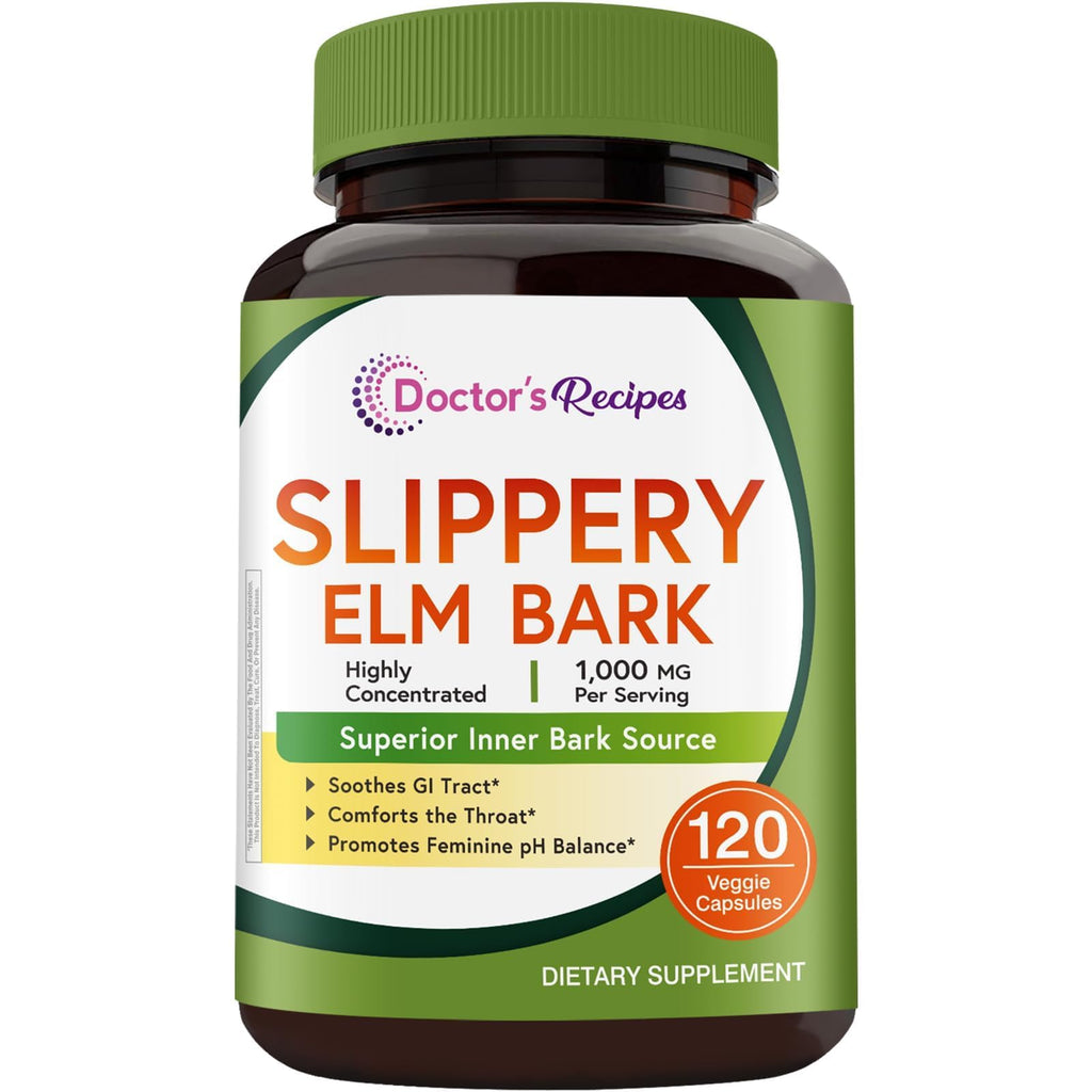 Doctor's Recipes Slippery Elm Bark capsules