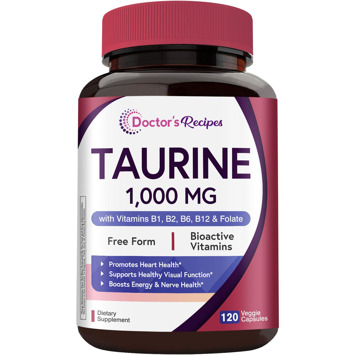 Doctor's Recipes Taurine capsules for energy