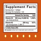 Doctor's Recipes vitamin D softgels