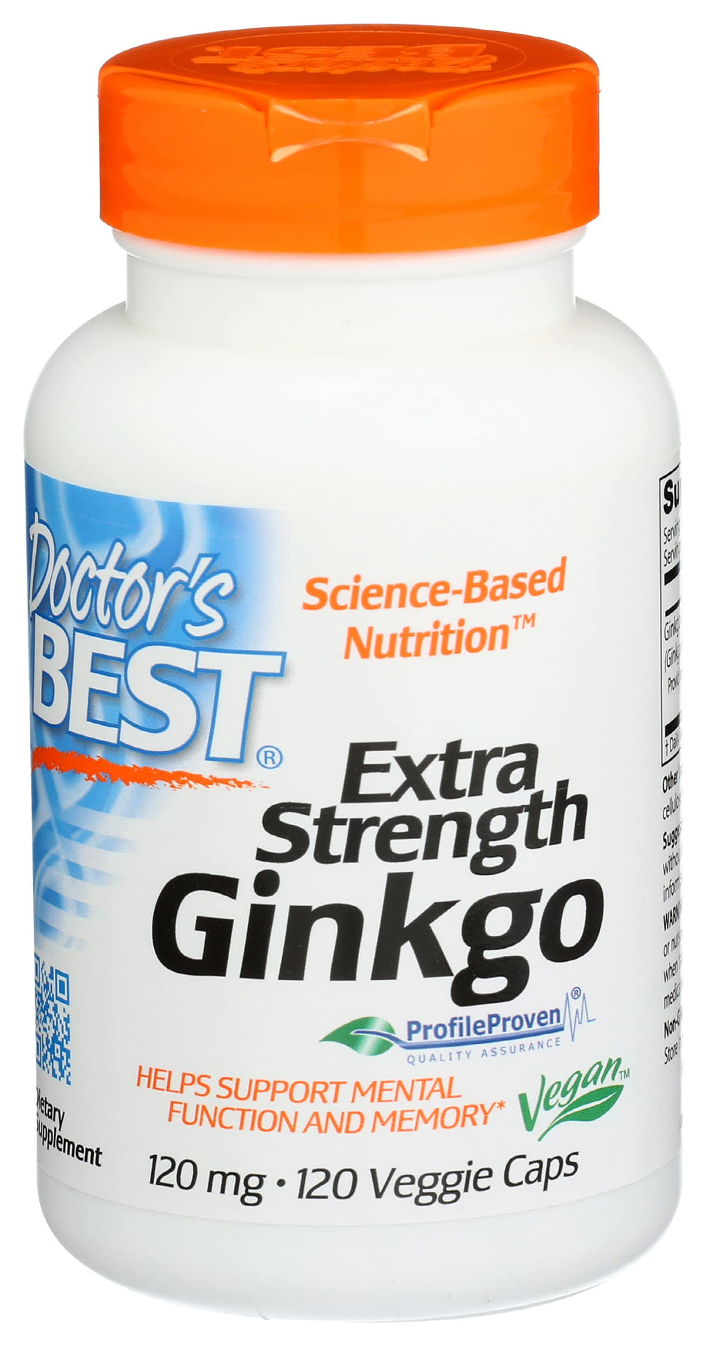 Doctors Best ginkgo biloba supplement