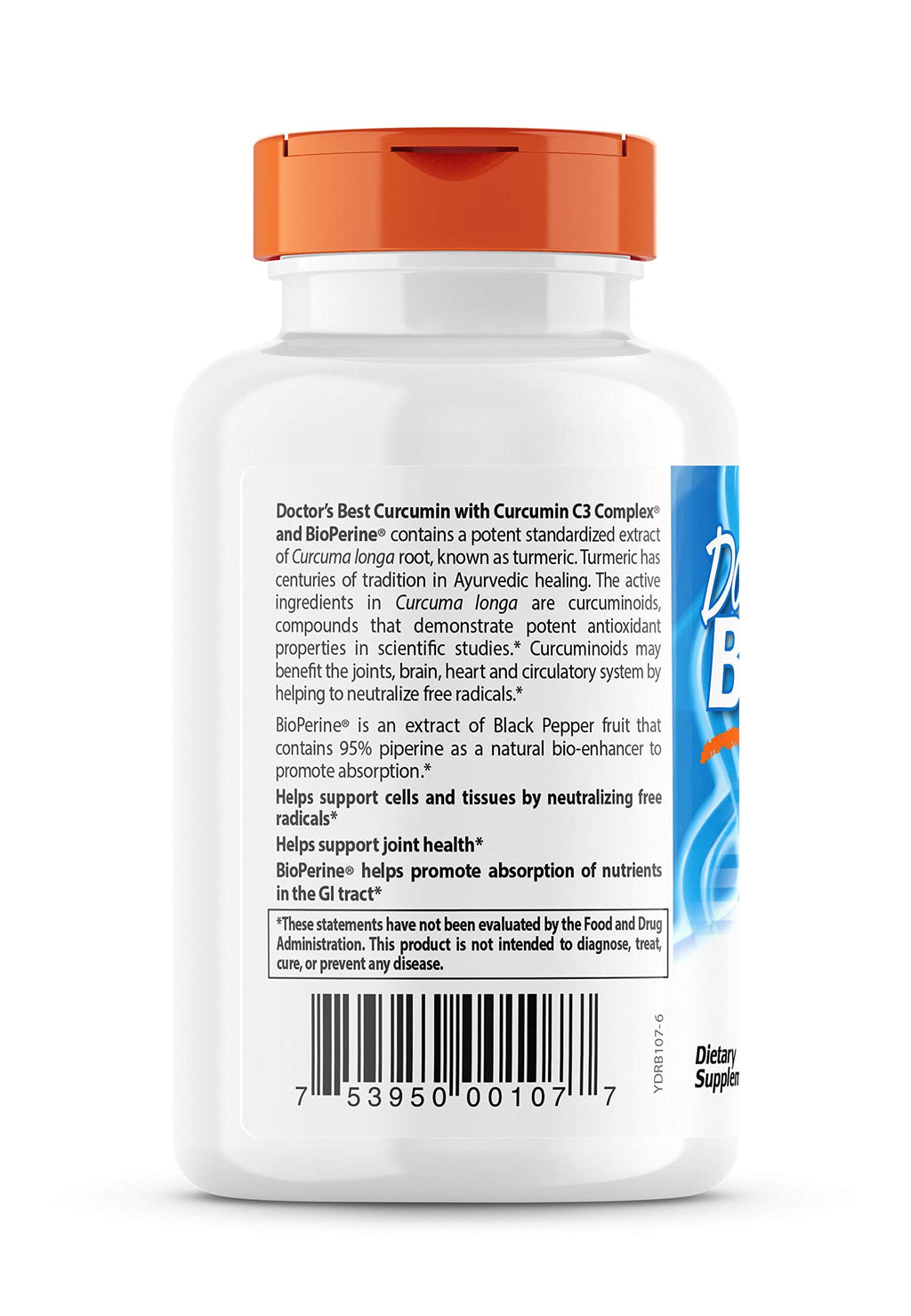 Doctors Best herbal curcumin for vitality