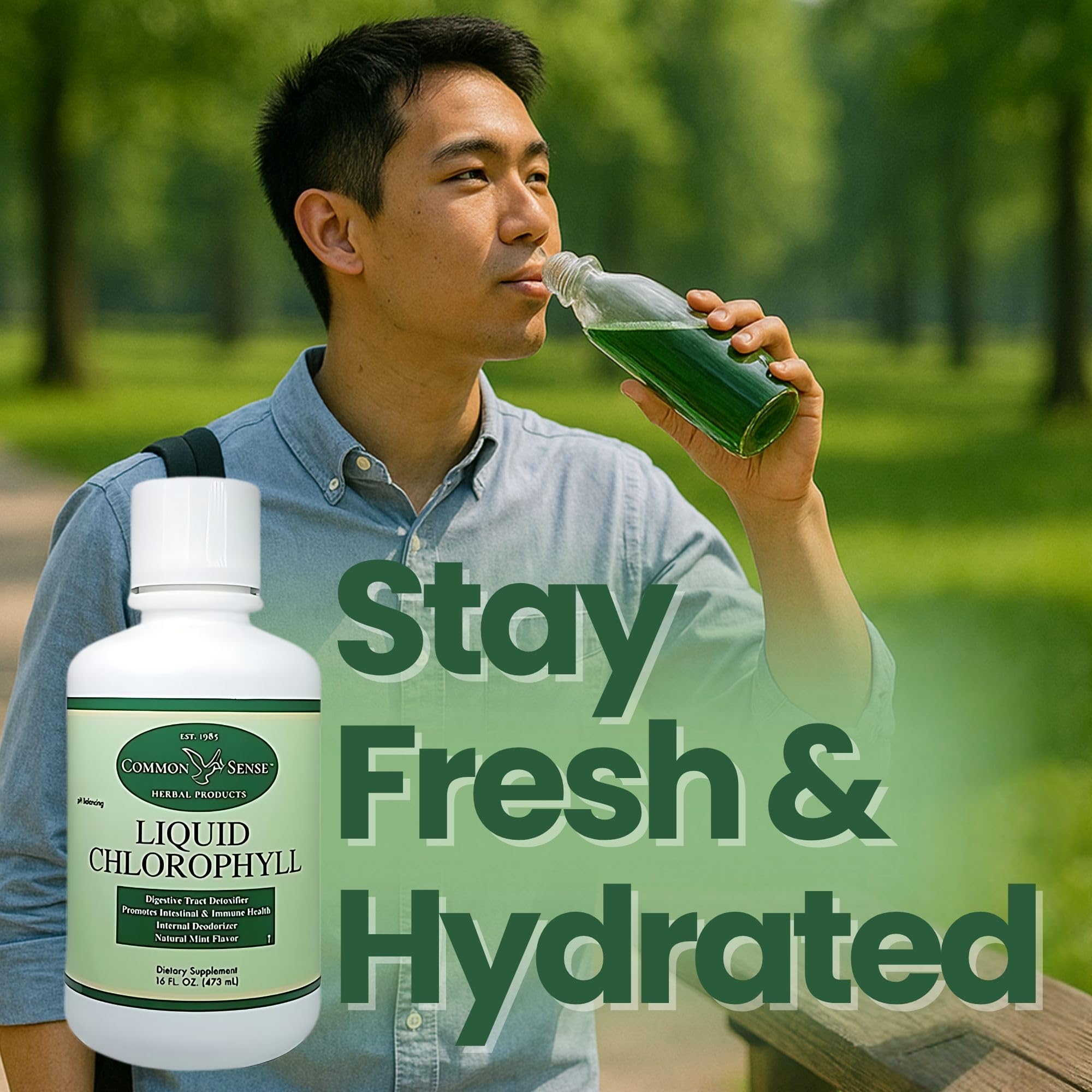 does chlorophyll have iron benefits