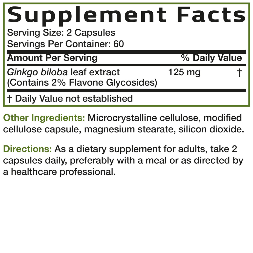 does ginkgo biloba really work