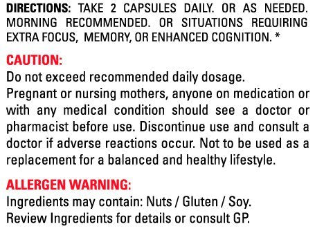 does ginkgo biloba work for focus