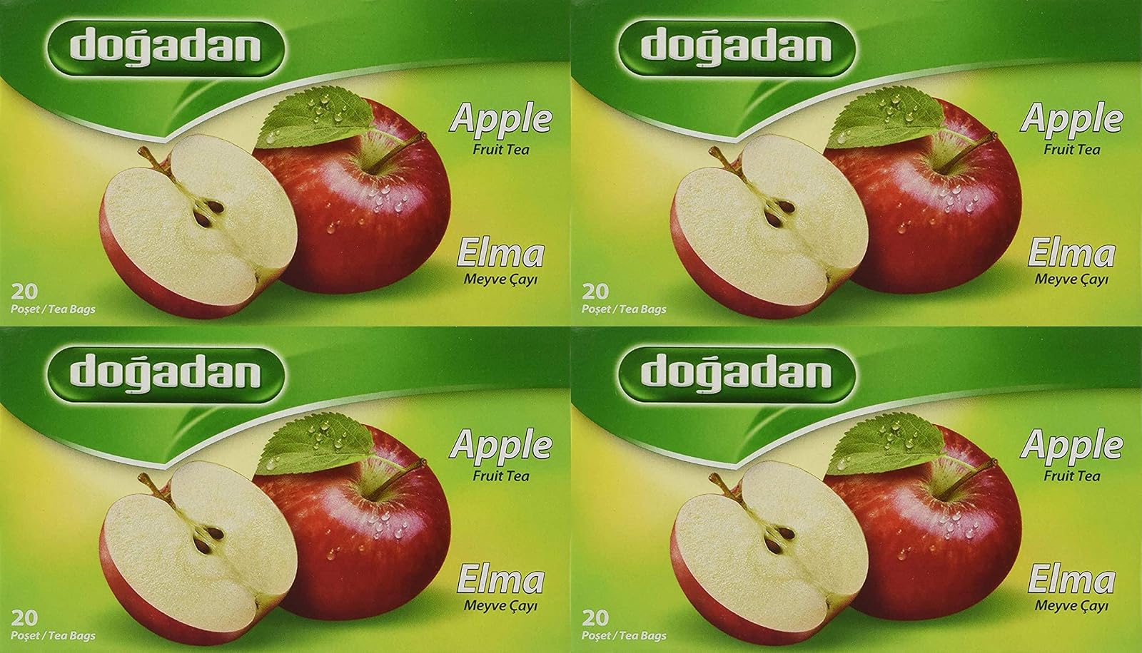 Dogadan apple fruit tea bags for relaxation