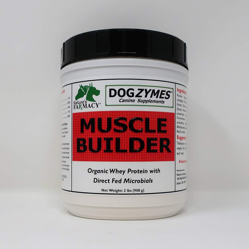 Dogzymes Muscle Builder protein powder for dogs