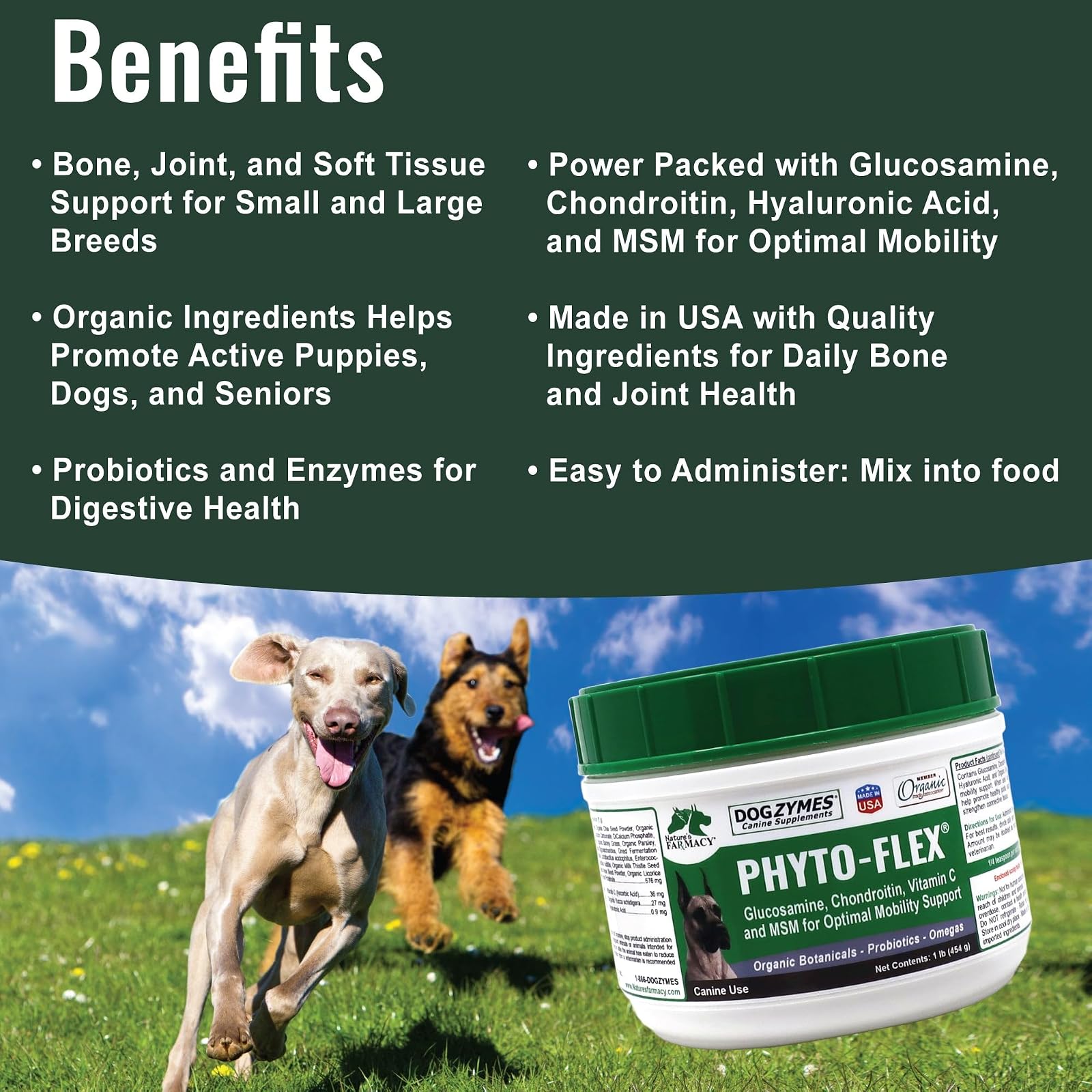 Dogzymes Phyto Flex 2 lb size