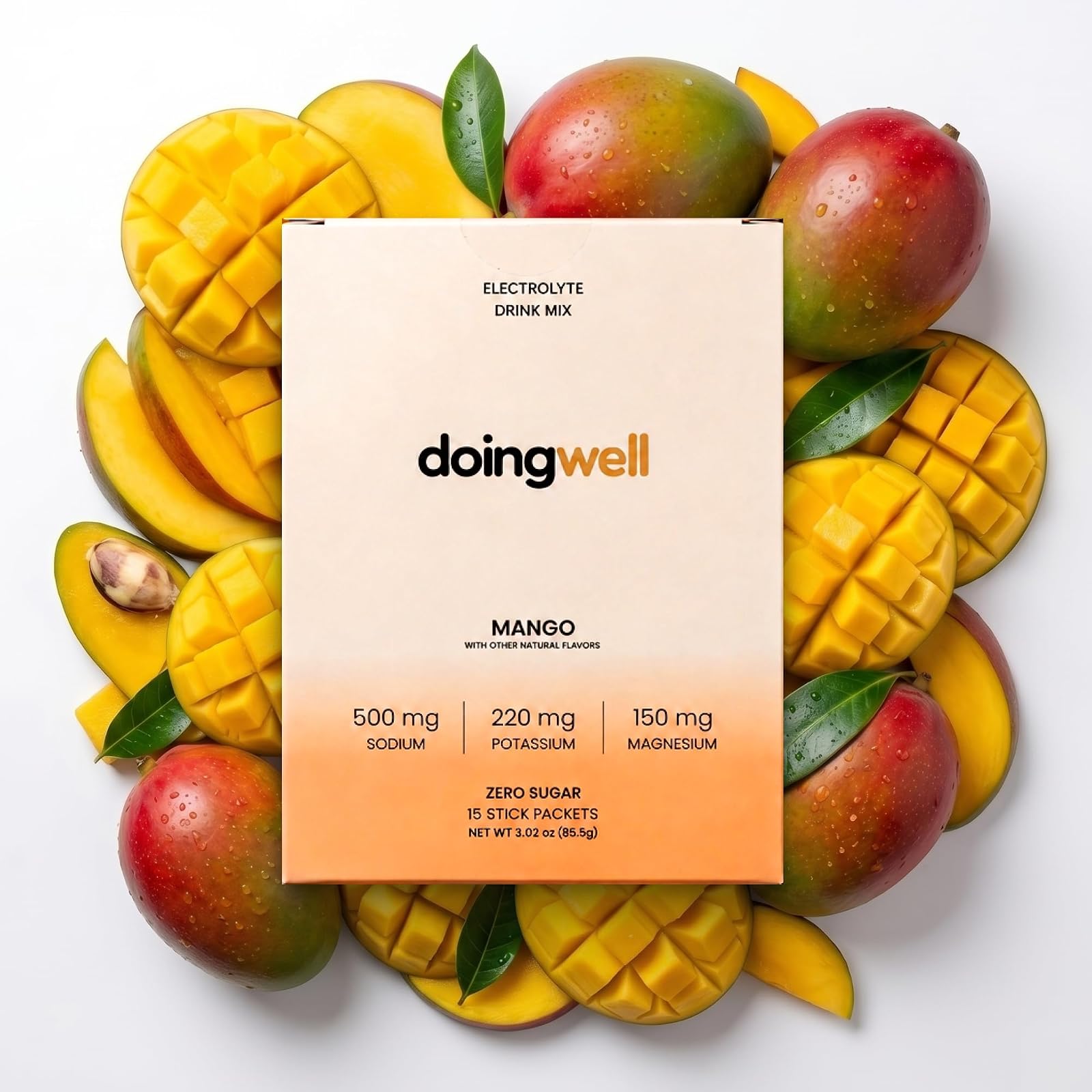 doingwell organic mango electrolytes powder