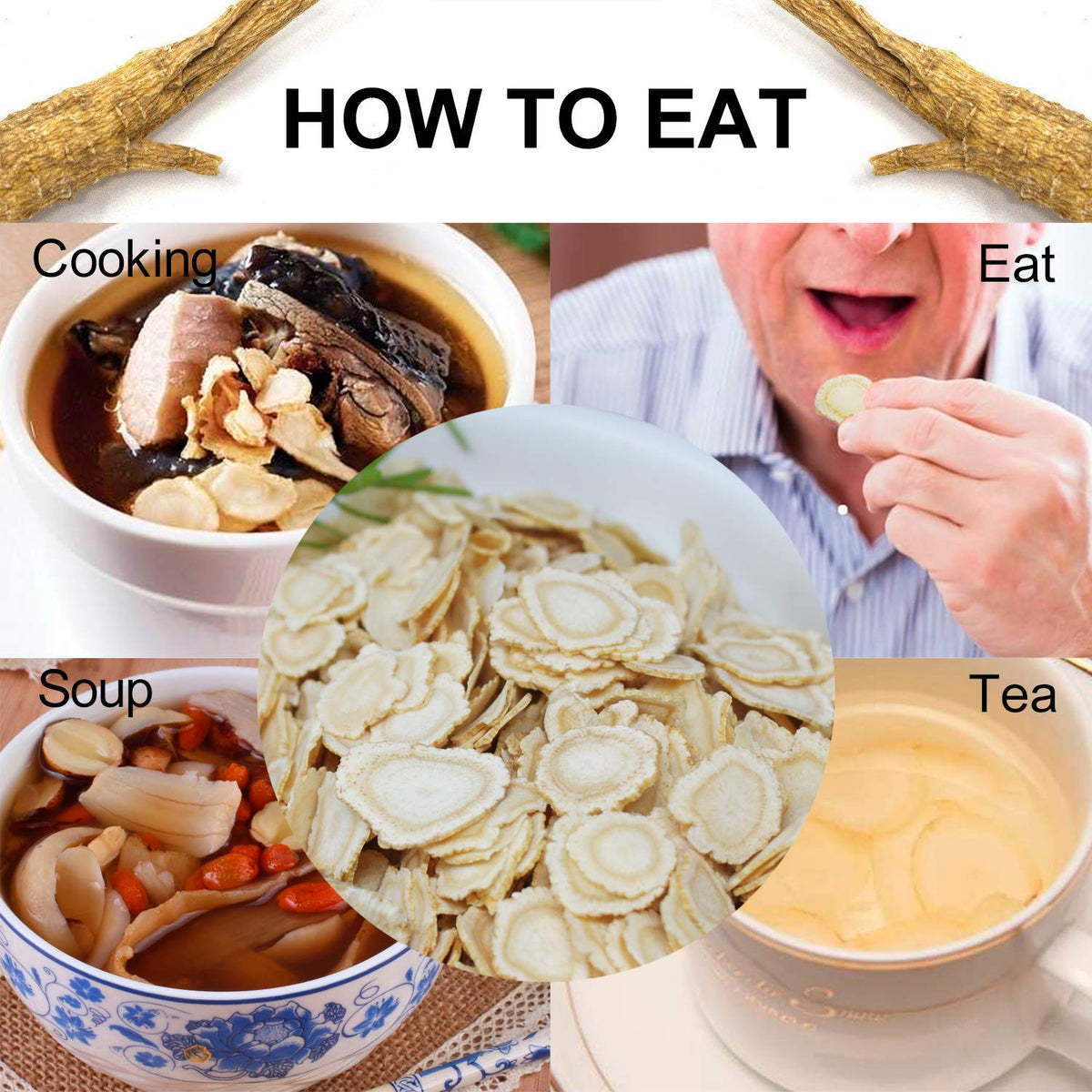 DOL ginseng slices for herbal tea