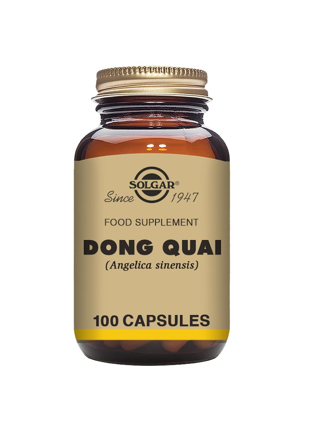 dong quai herbal supplement capsules