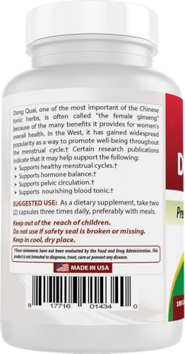 dong quai supplement for healthy cycles