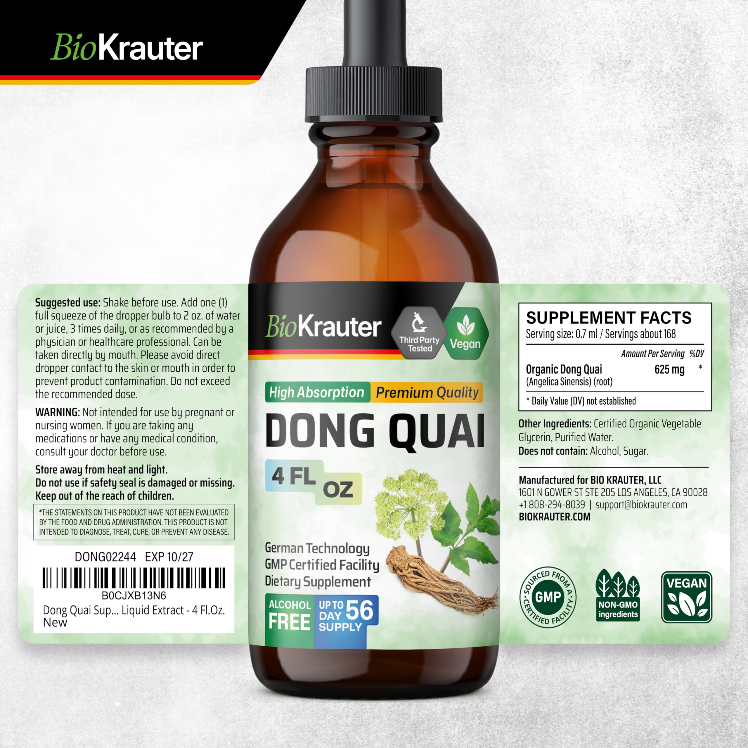 dong quai tincture for overall wellness