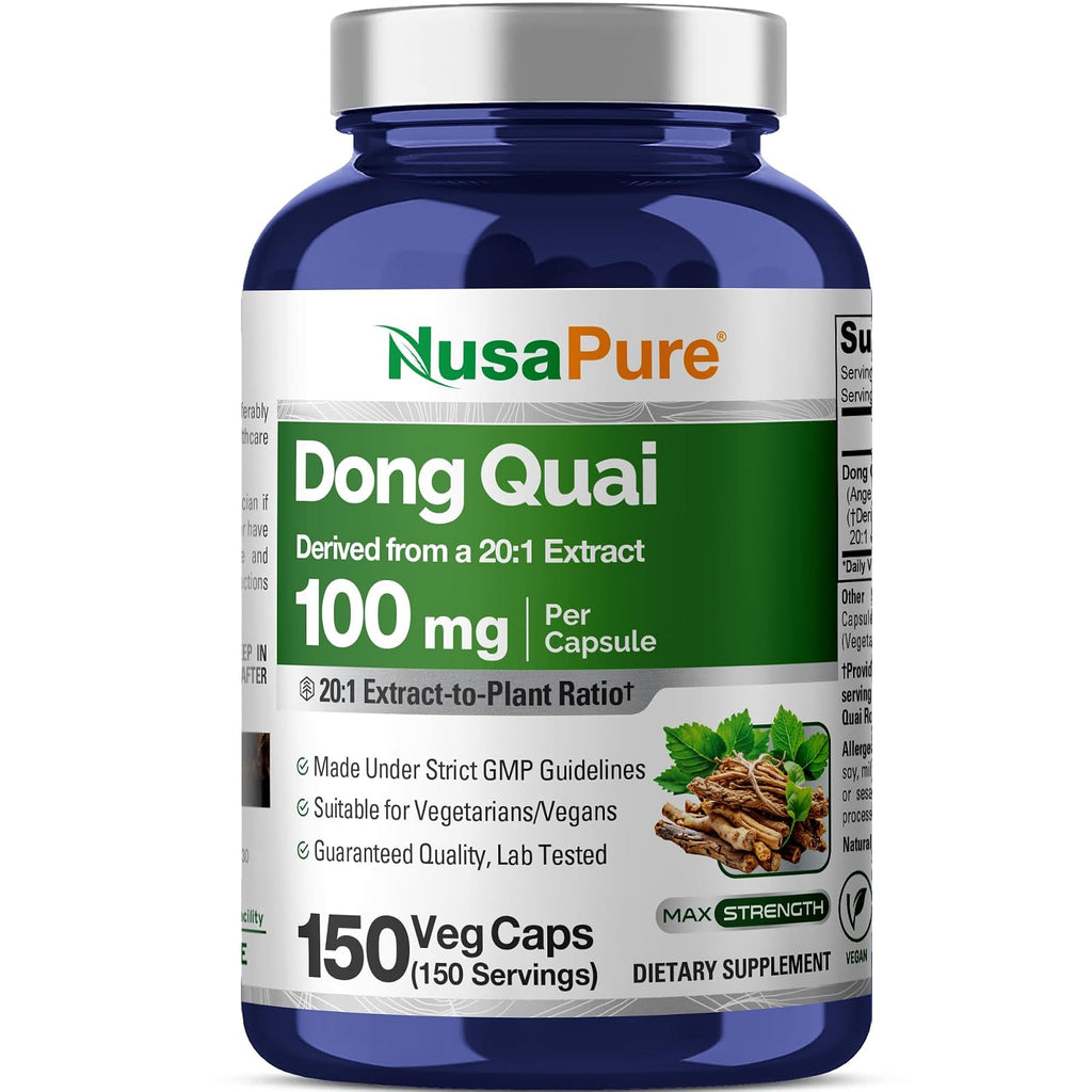 Dong Quai vegetarian capsules for wellness