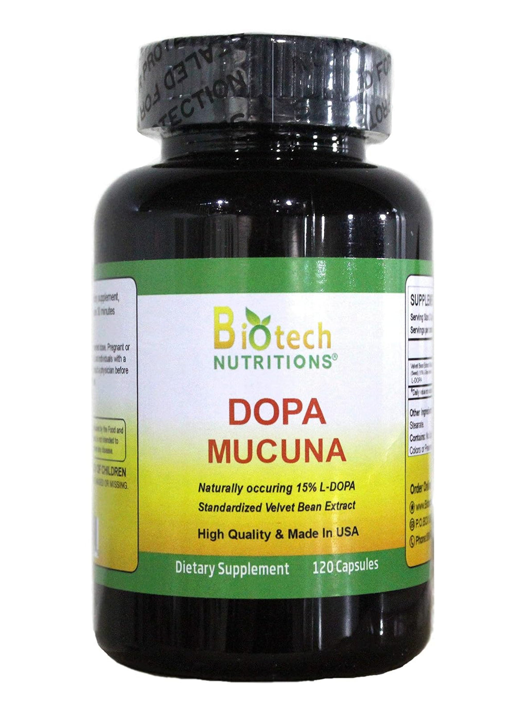 Dopa Mucuna multivitamins for energy