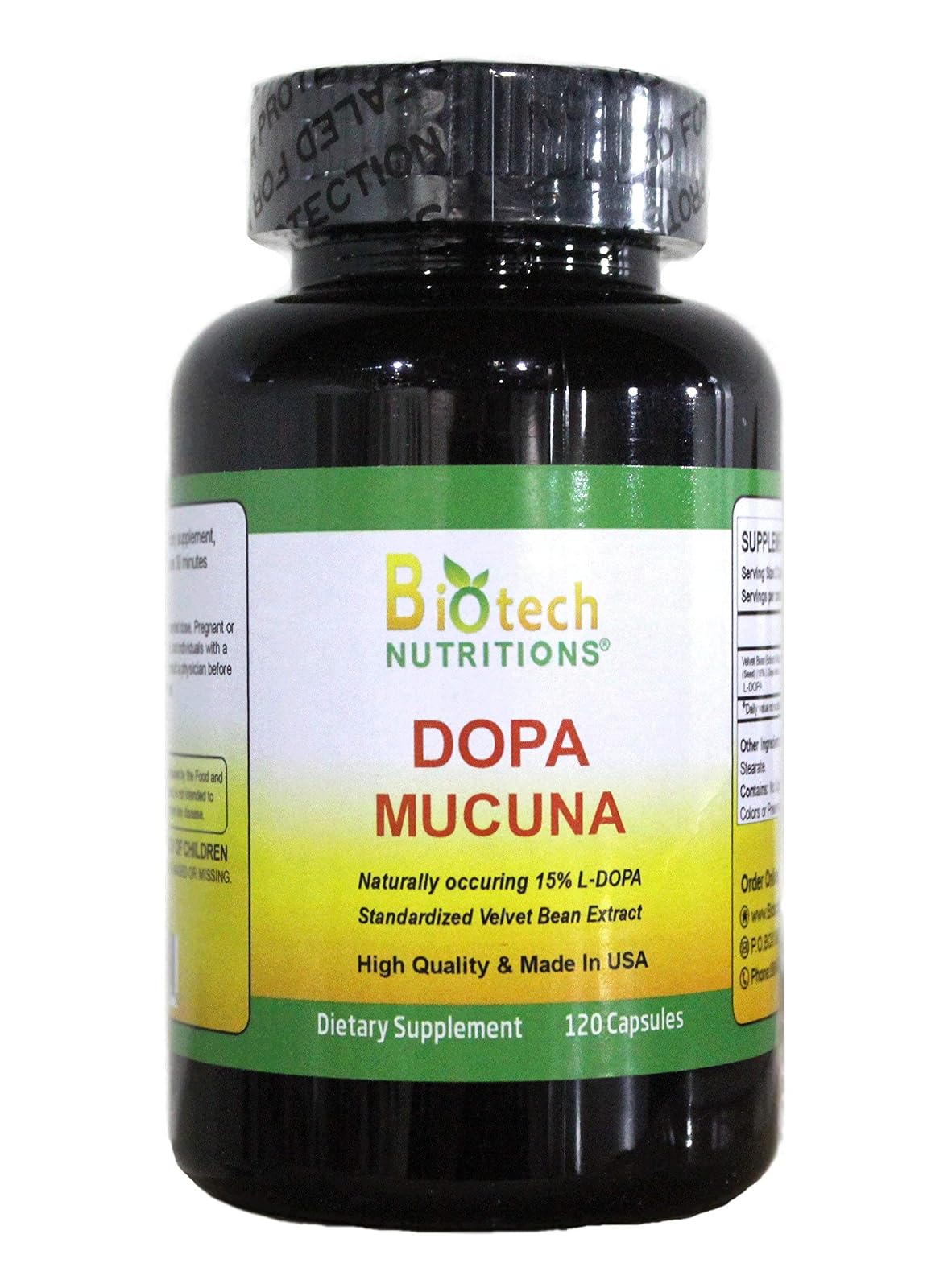 Dopa Mucuna multivitamins for energy