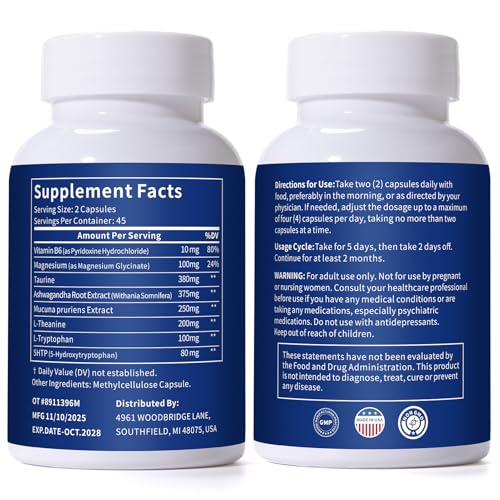 Dopamine boost with 5-HTP capsules