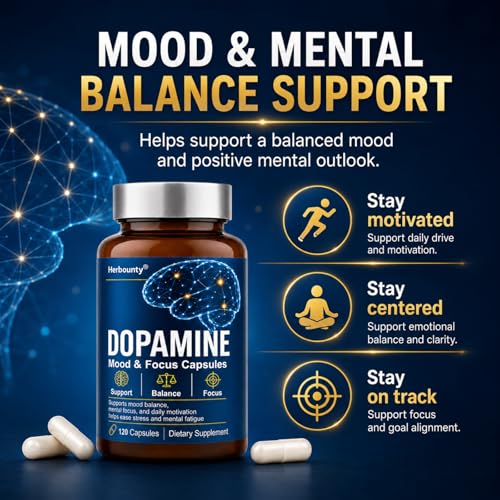 Dopamine capsules for cognitive health