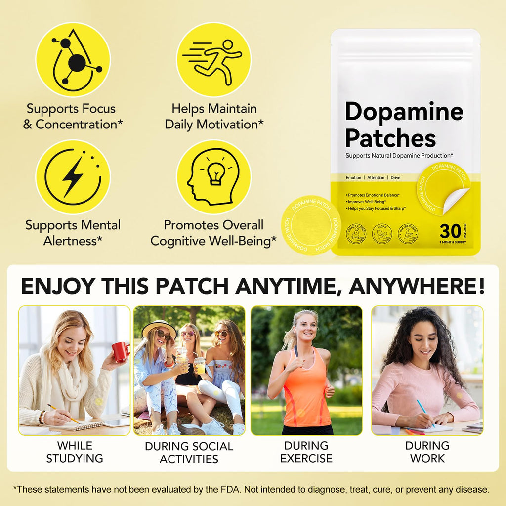 Dopamine multivitamins for focus