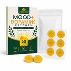 Dopamine patches for mood enhancement